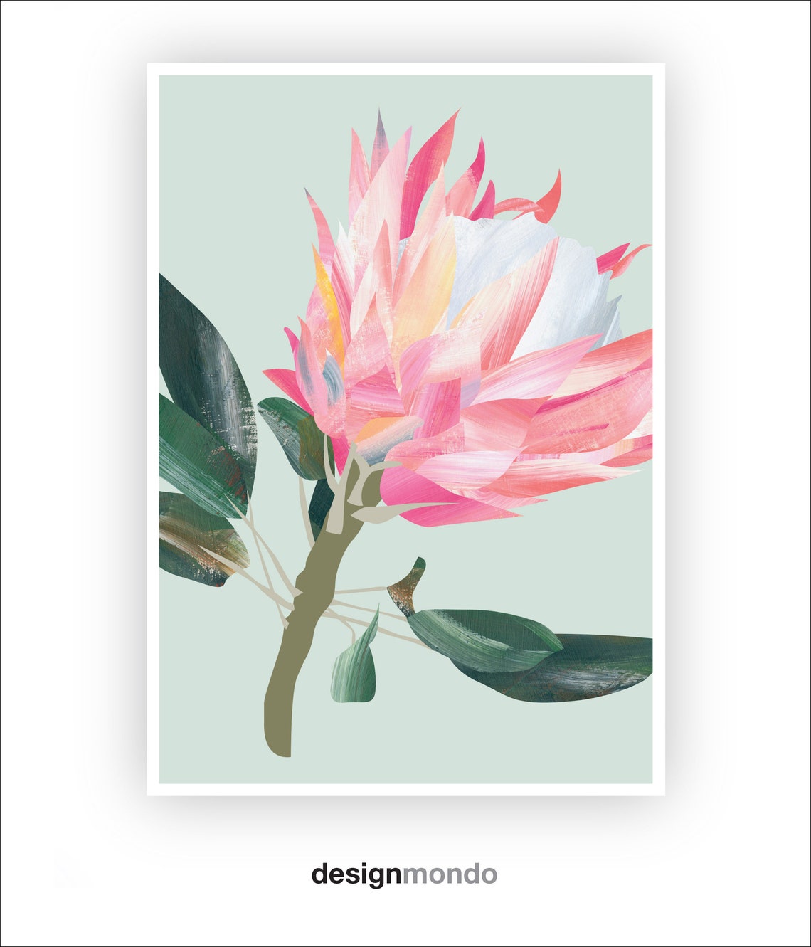 Protea Print Set Printable Protea Set Wall Art Print Set of | Etsy ...