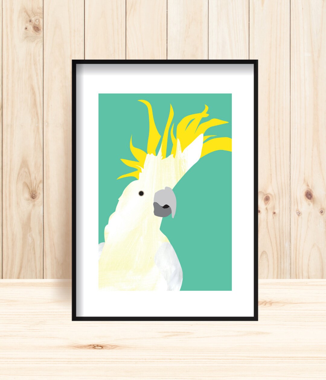 Cockatoo Wall Art Printable, Cockatoo Prints, Printable Bird Art ...