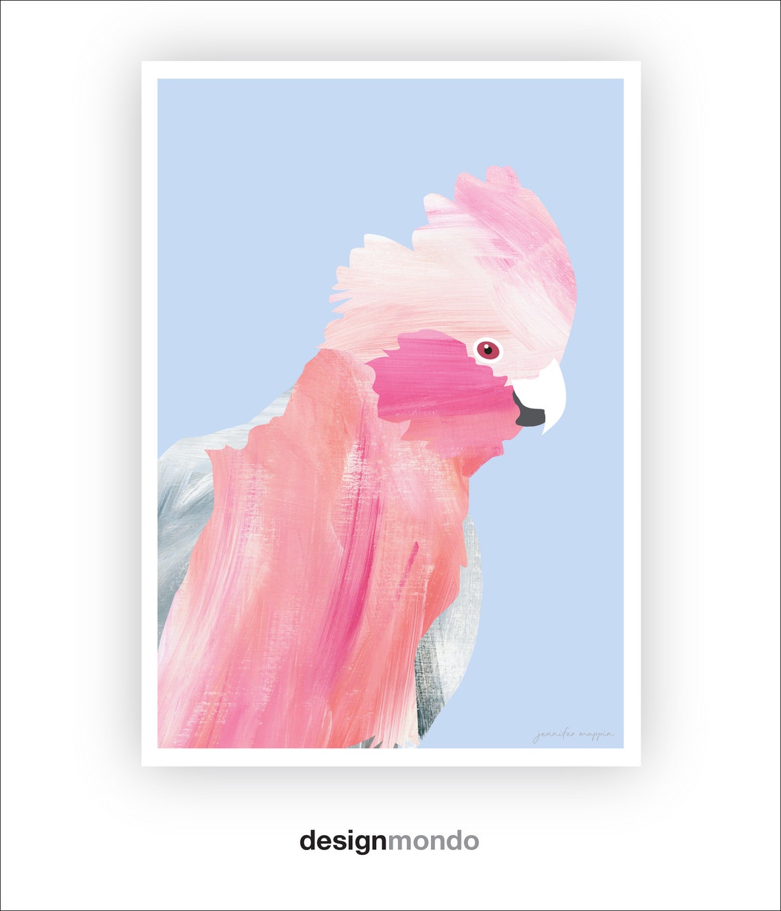 Galah Printable Australian Birds Wall Art Pink Galah Wall - Etsy