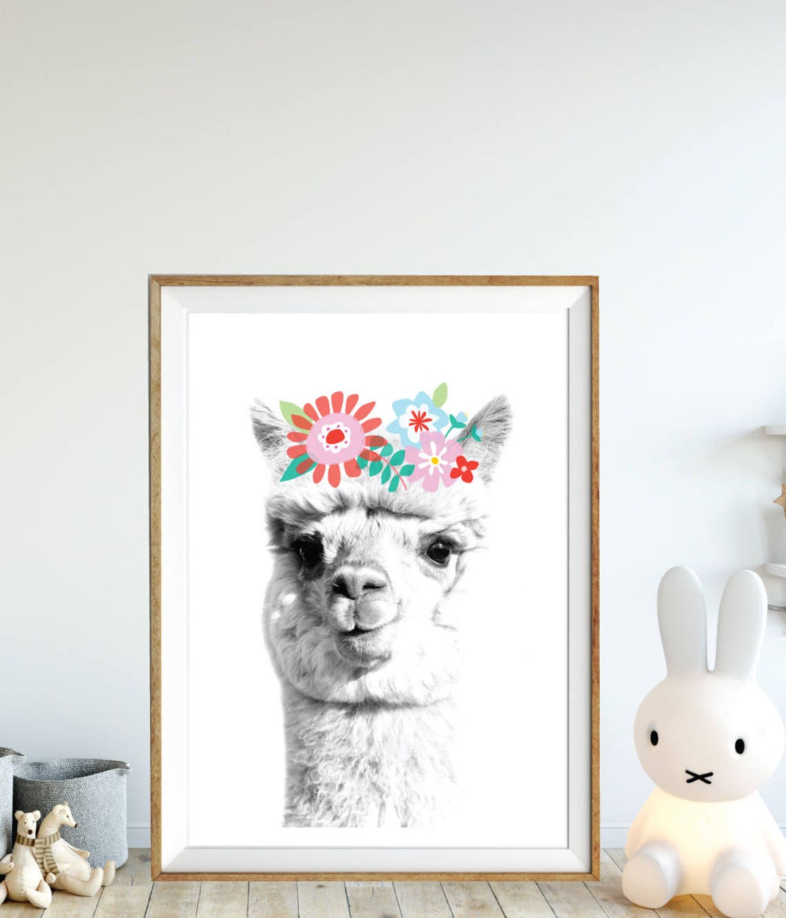 Nursery Printable Llama Prints Alpaca Wall Art Animal | Etsy