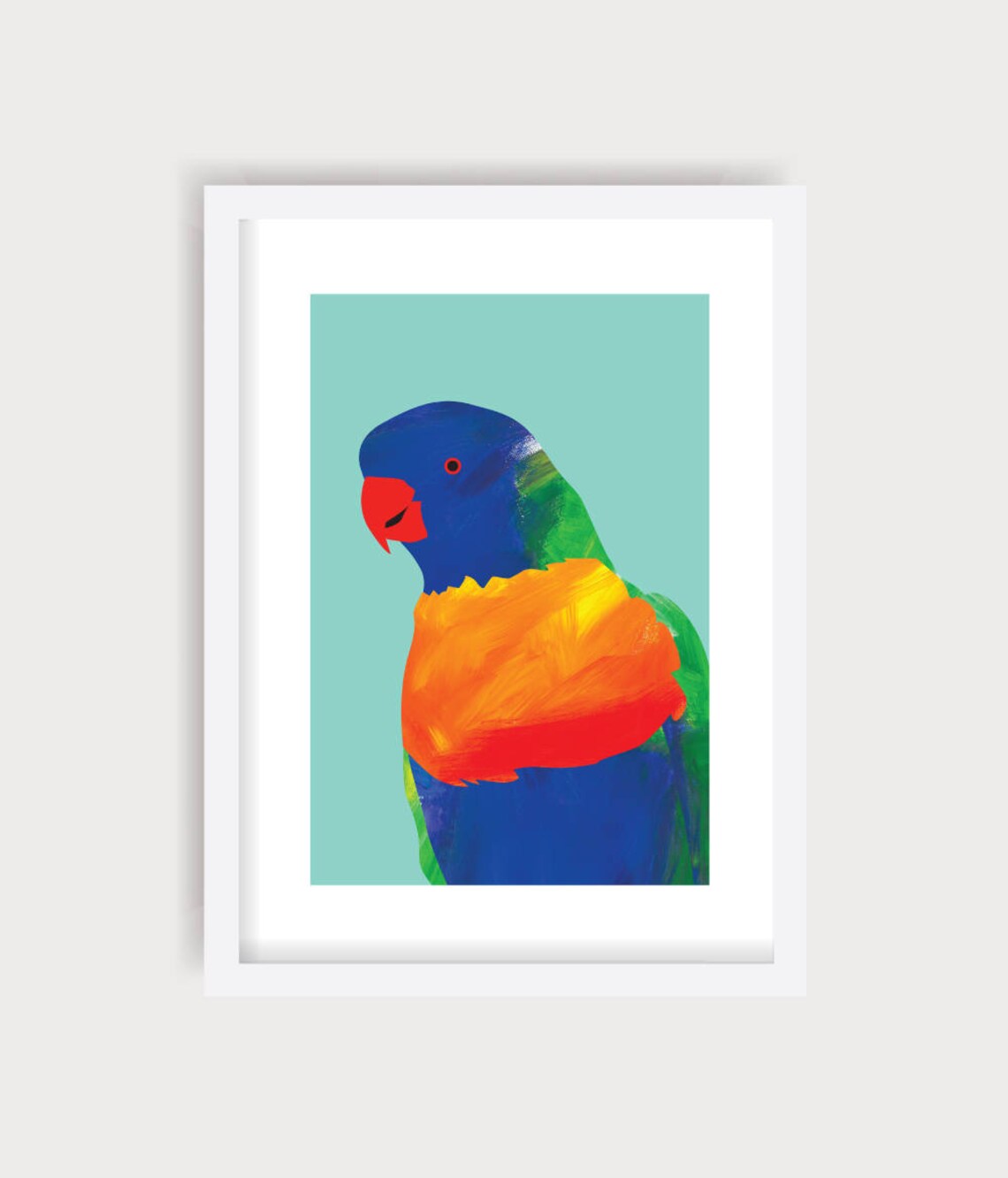 Parrot Prints, Australian Bird Printable, Rainbow Lorikeet Prints ...