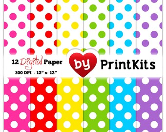 Black and Gold Polka Dot Digital Paper Clipart Background Gold - Etsy