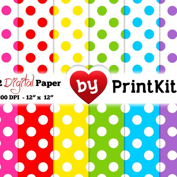Polka Dot Background - Etsy