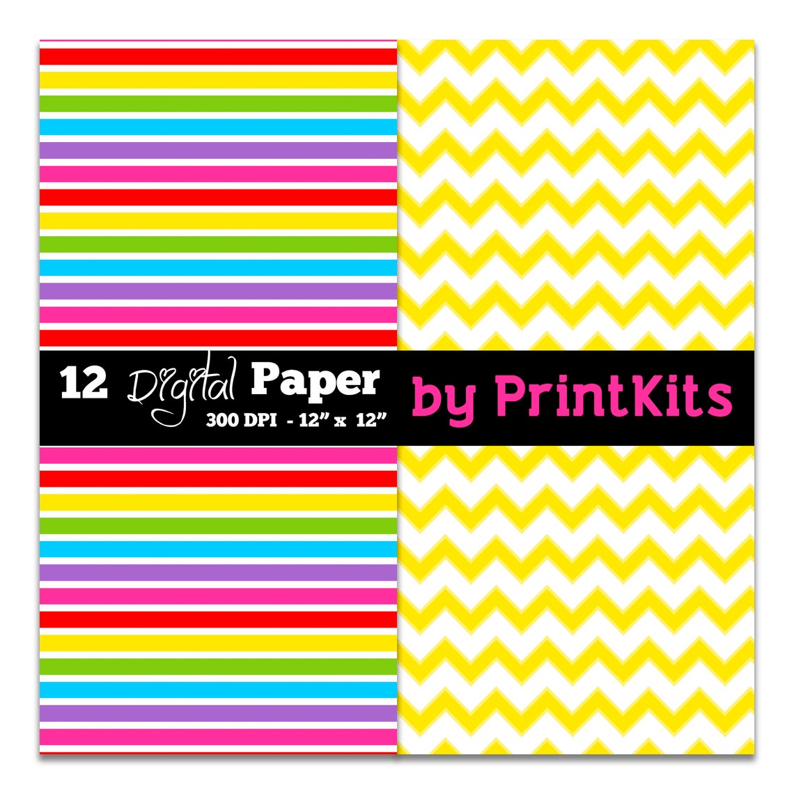 Papel Digital Multicolor Zig Zag, fondos para aplicar en tarjetas ...