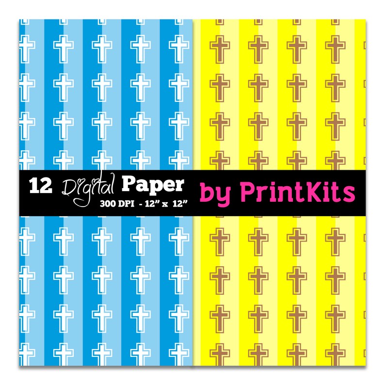 First Communion Digital Paper Scrapbook Paper Use of Creative - Etsy