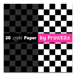 Square Digital Paper Printable Square Paper Basic Digital | Etsy