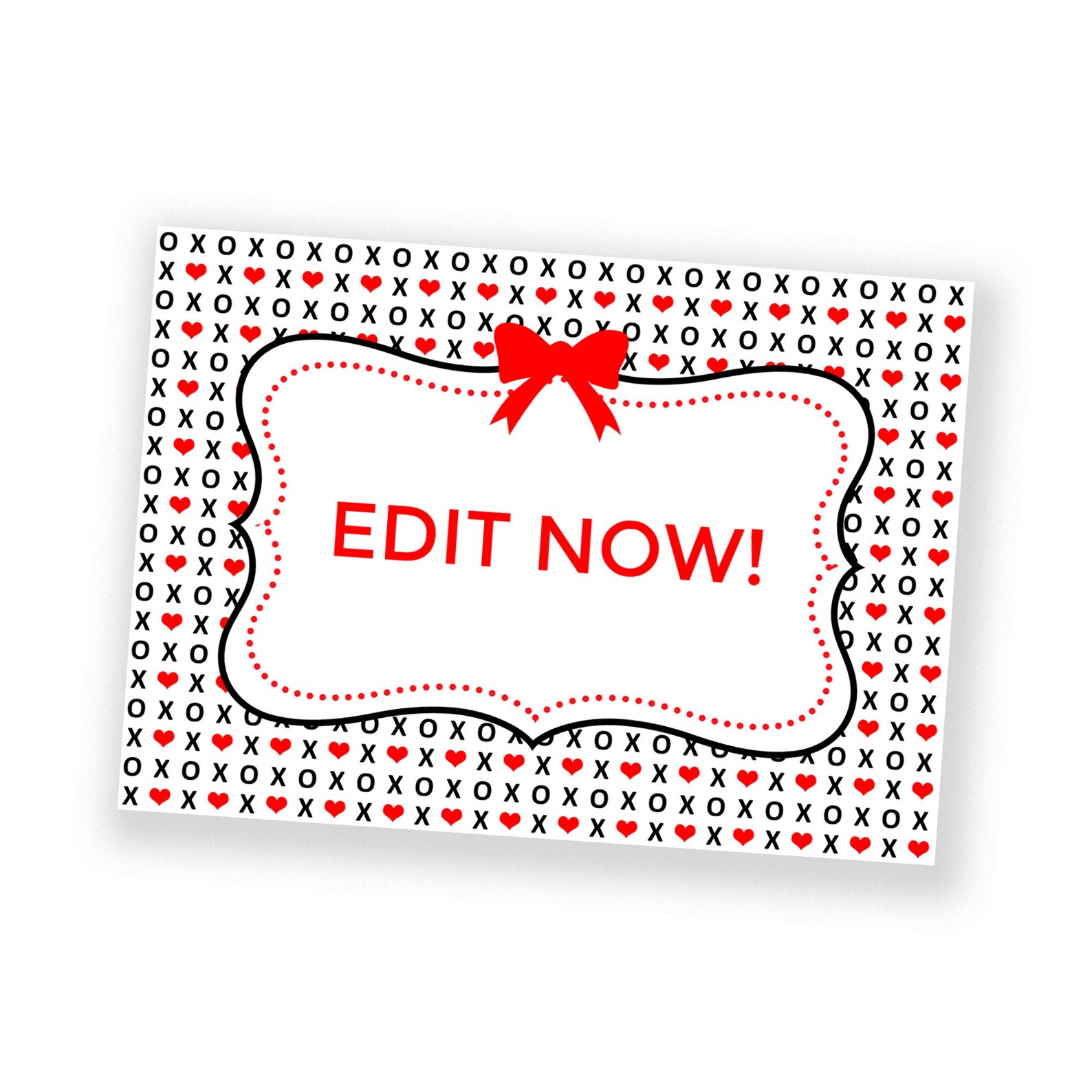 Editable Valentines Gift Tags Printable Valentine Labels - Etsy