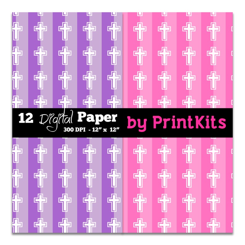 First Communion Digital Paper Scrapbook Paper Use of Creative - Etsy