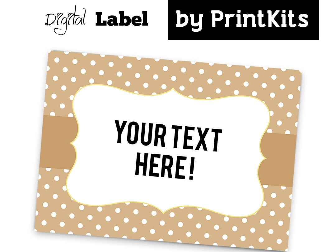 Printable Boho Labels. Candy Buffet Cards. Perfect for Thank You Notes ...