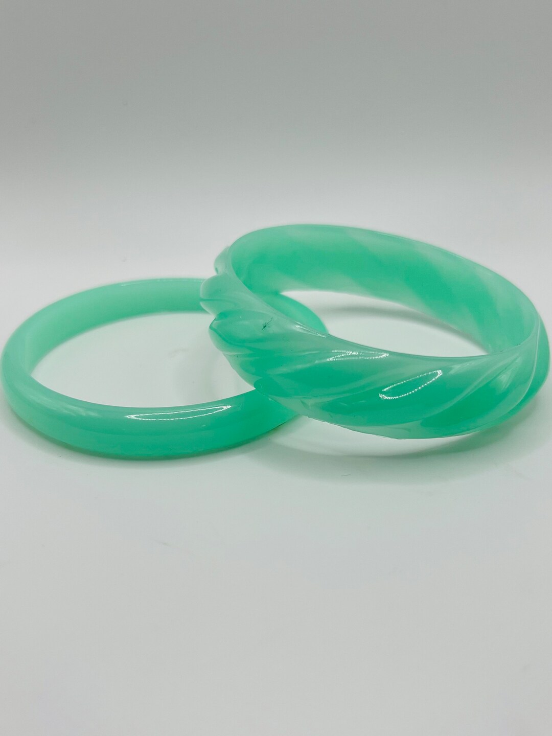 Lot of 2 Mint Green Italian Bracelets | Bracelets | Statement Bracelets ...