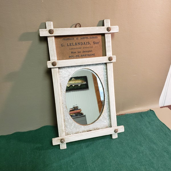 Antique Advertising Mirror - Etsy