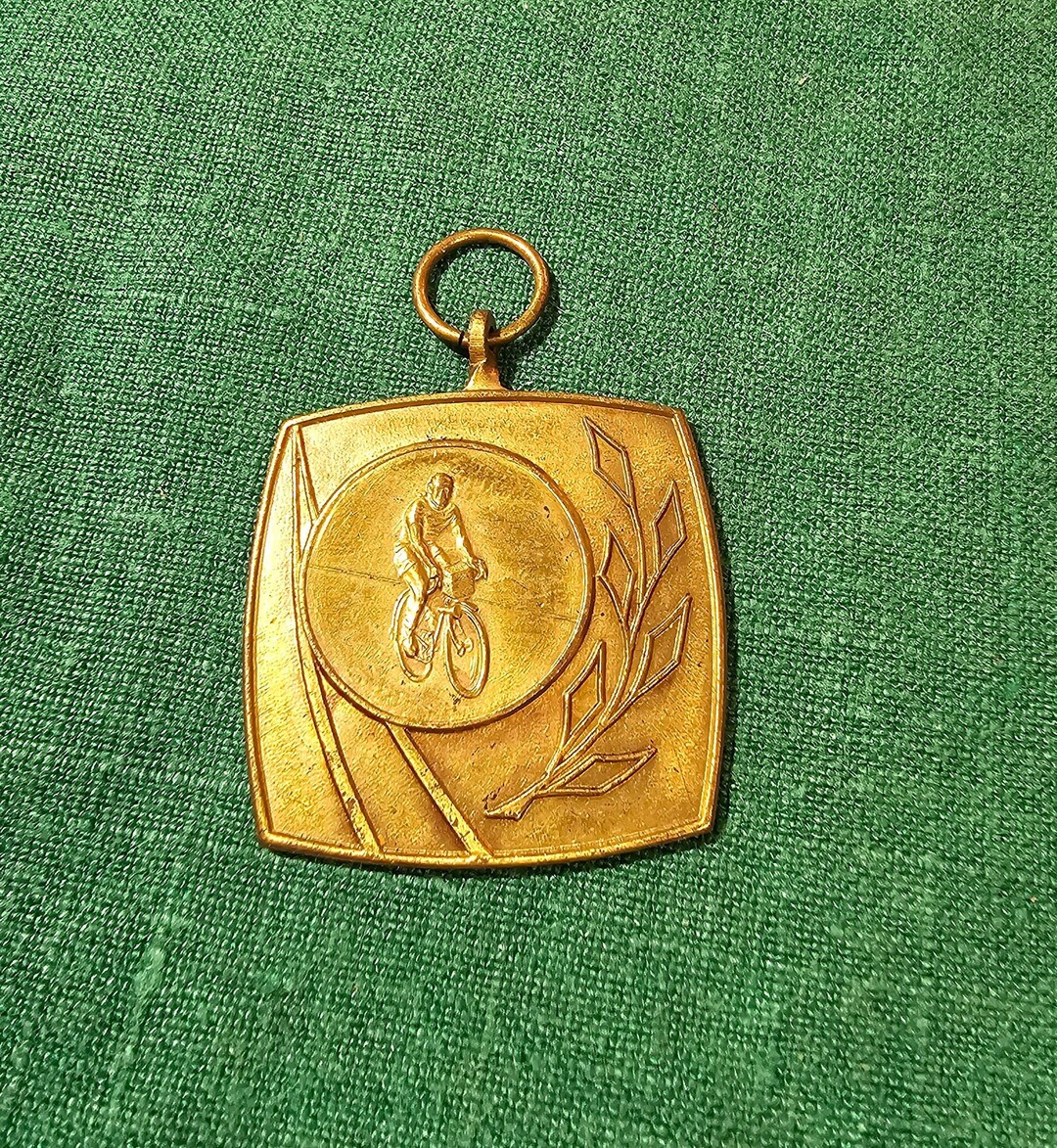 Vintage French Brass Bicycle Medal-1969 - Etsy