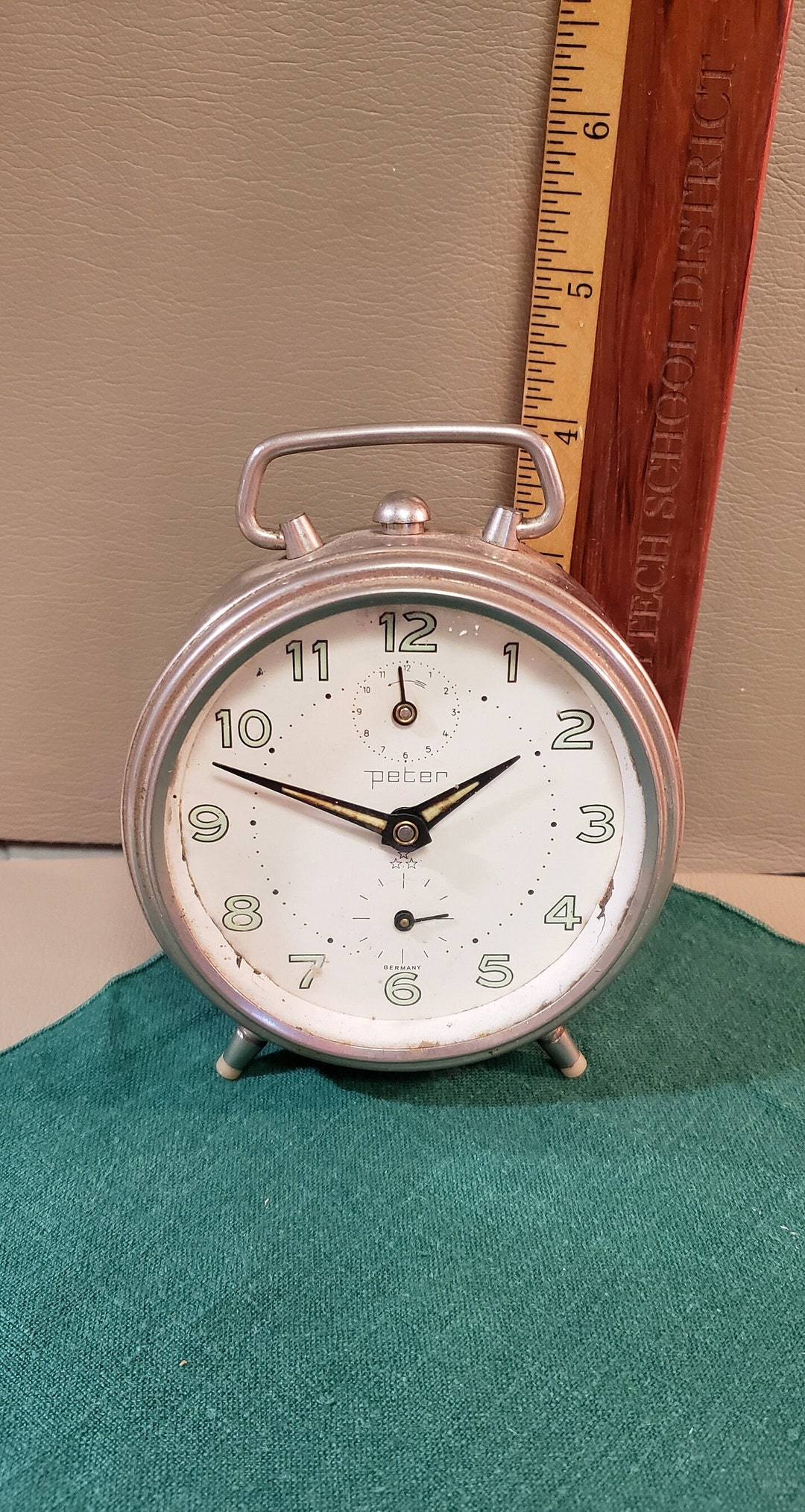 Vintage German Alarm Clock- "peter" - Etsy