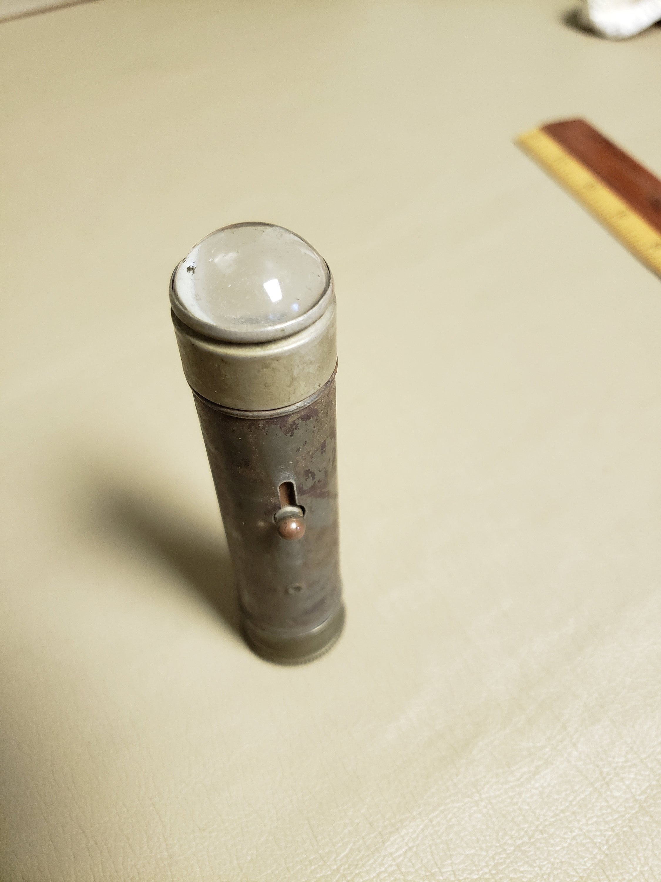 Antique Miniature Bullseye Flashlight-old Vintage Torch-french - Etsy
