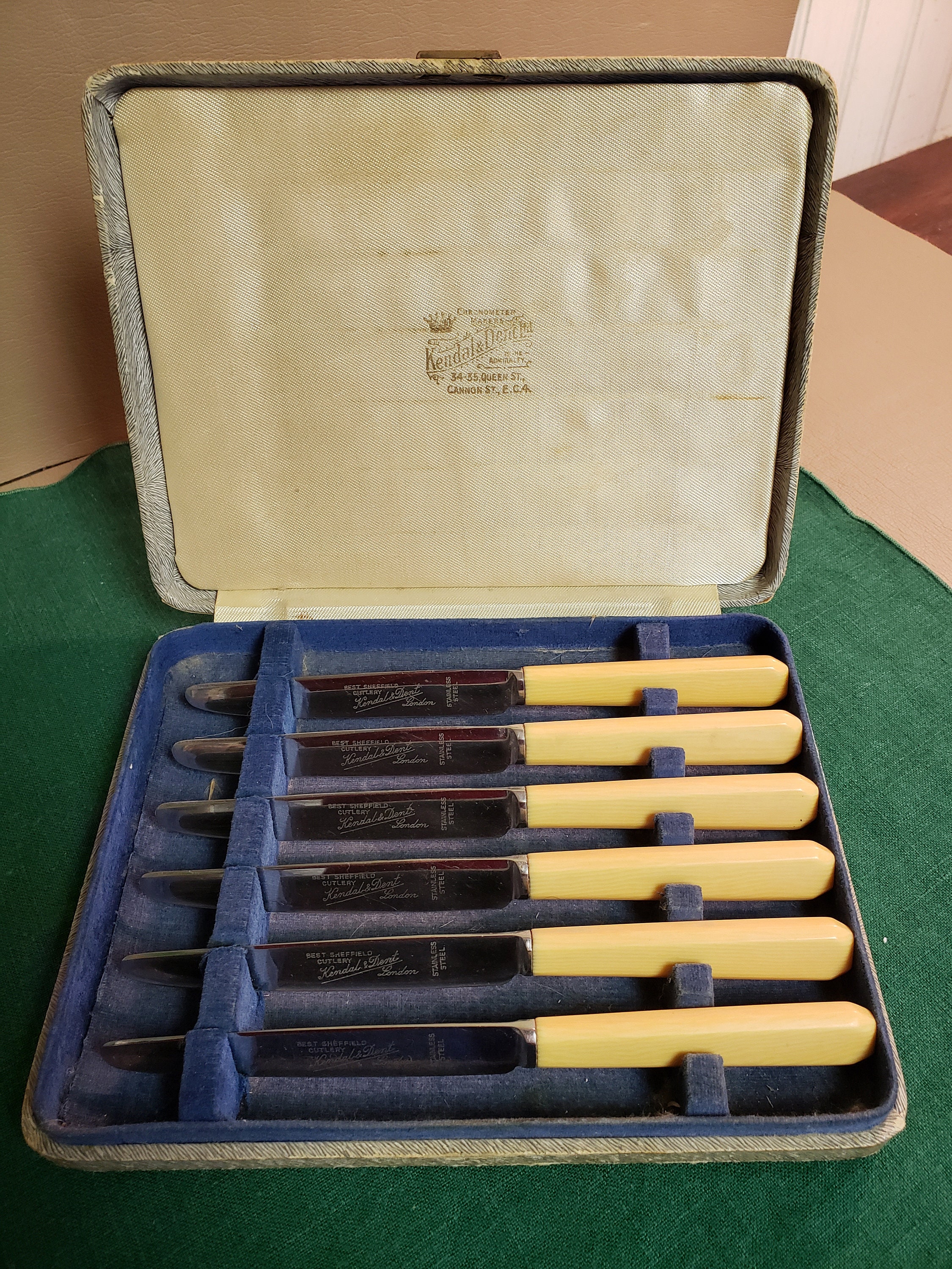 Vintage England Kendal & Dent Knife Set in Original Box-london ...