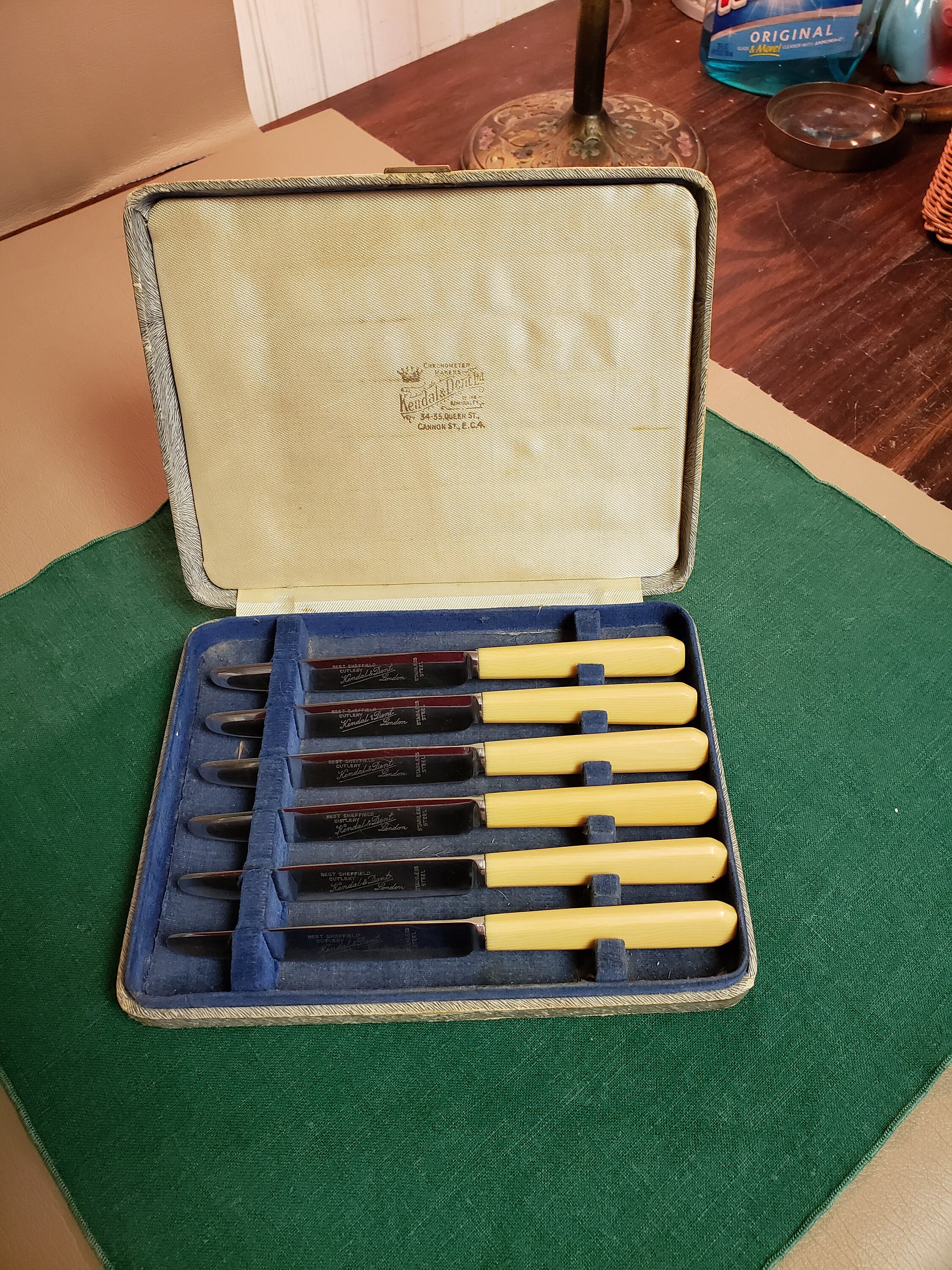 Vintage England Kendal & Dent Knife Set in Original Box-london ...
