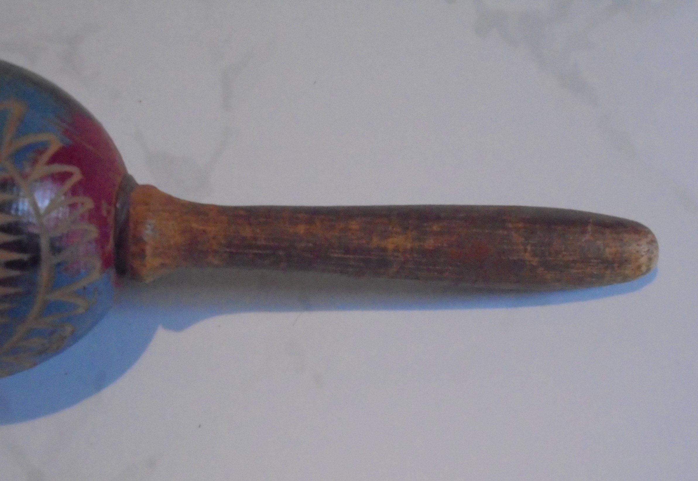 RARE 1950s American Indian Rattle, Calabash Gourd Indigenous American ...