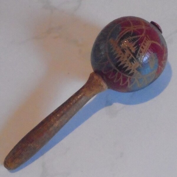 Hand Carved Rattle - Etsy