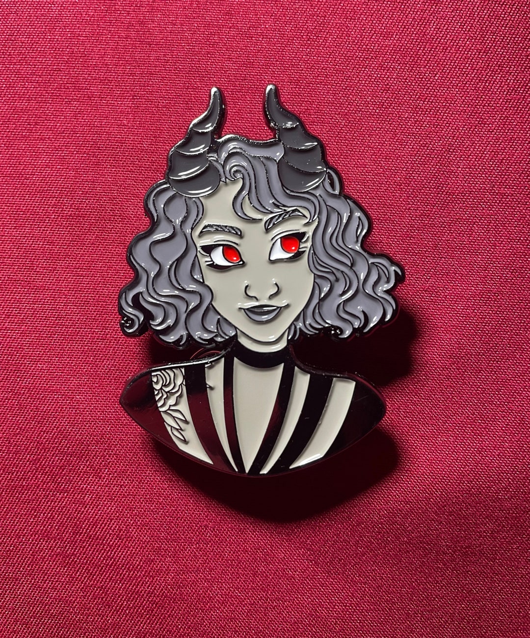 Demon Girl Pin - Etsy