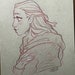 Elven Original Pencil Sketch - Etsy