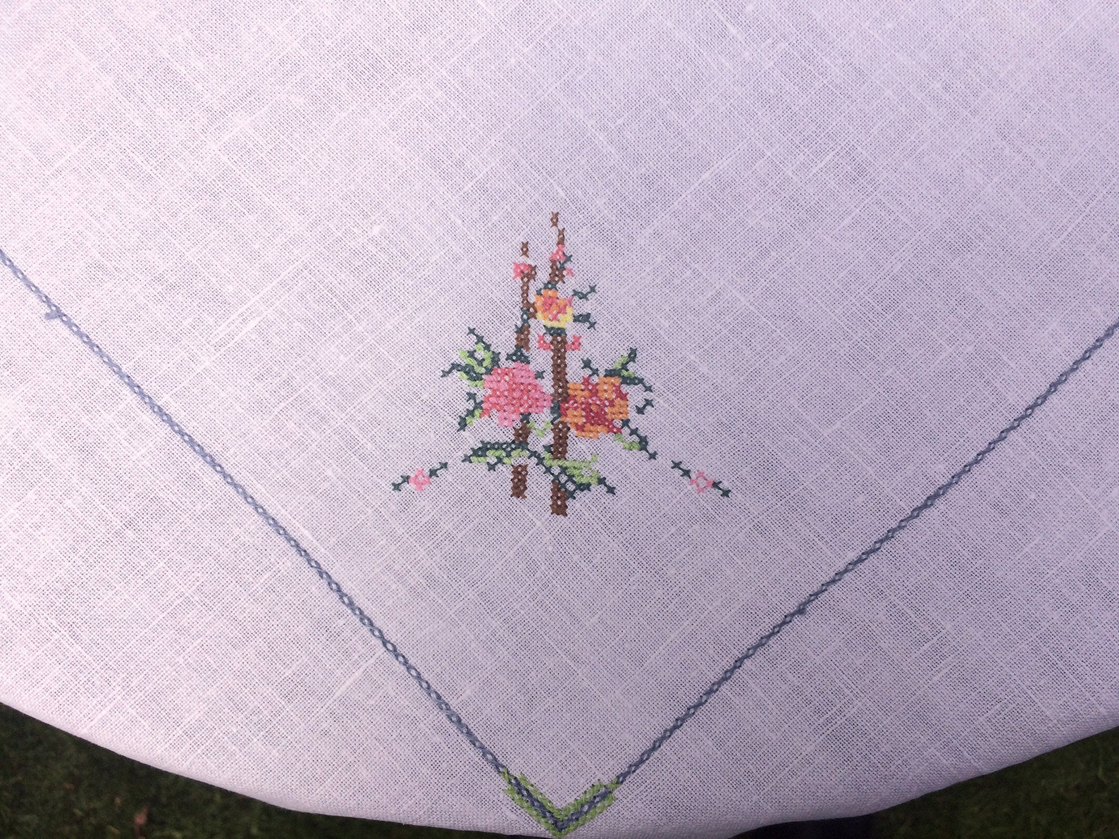 Hand Embroidered Linen Cloth - Etsy