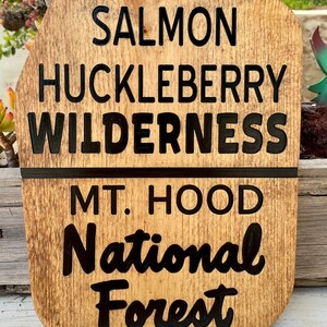 National Park Sign, Mt Hood Trail, Trail Sign High Sierra Trail ...