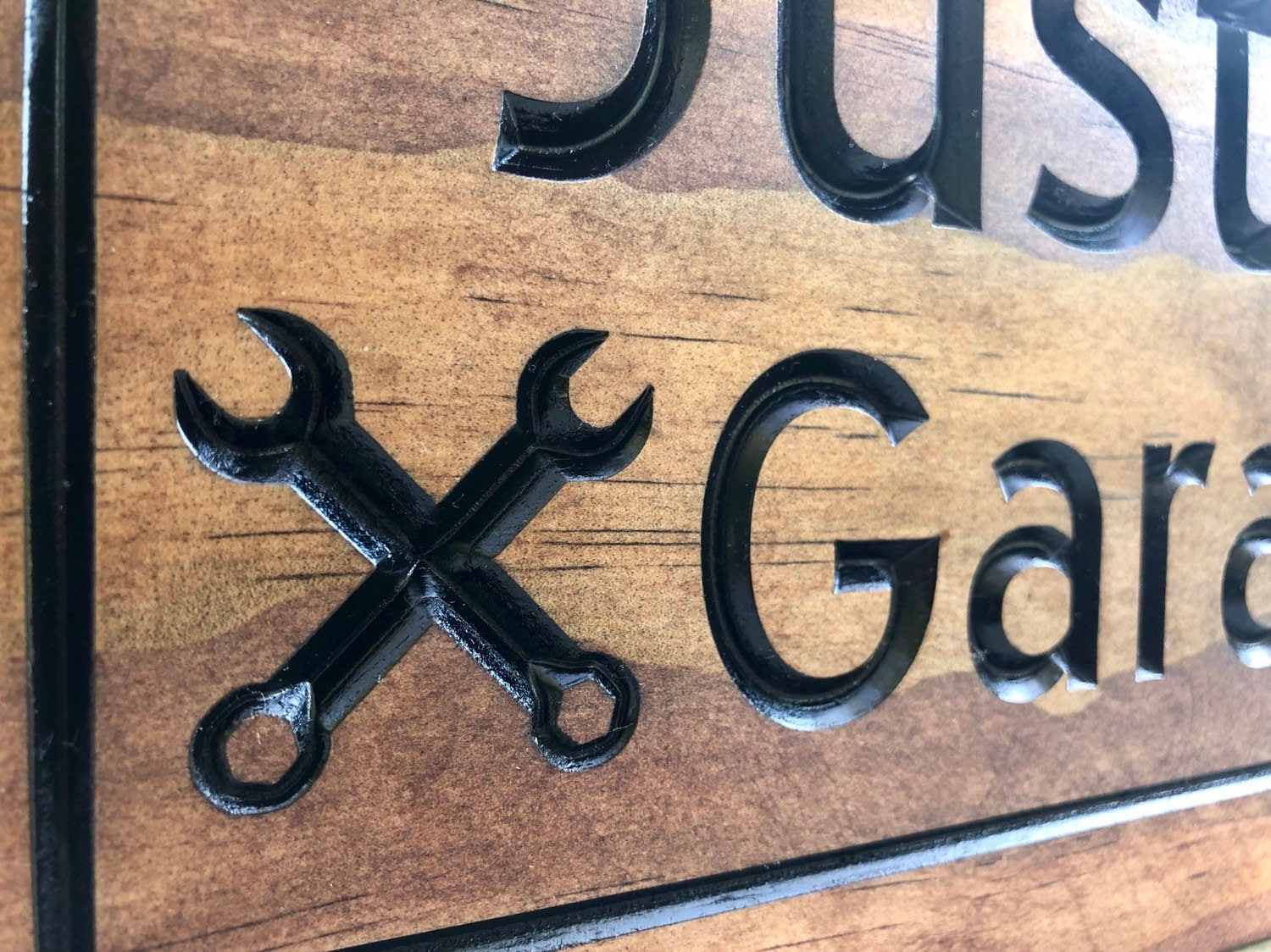 Garage Wood Sign Wood Shop Garage Sign Rustic Vintage | Etsy