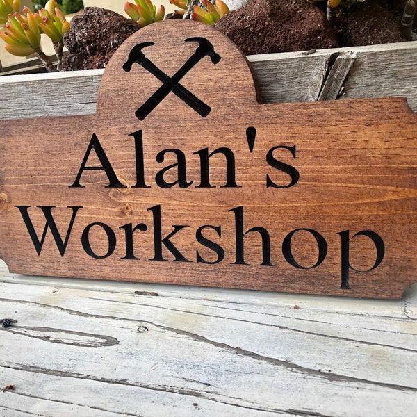 Woodshop Sign - Etsy