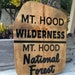 National Park Sign, Mt Hood Trail, Trail Sign High Sierra Trail ...