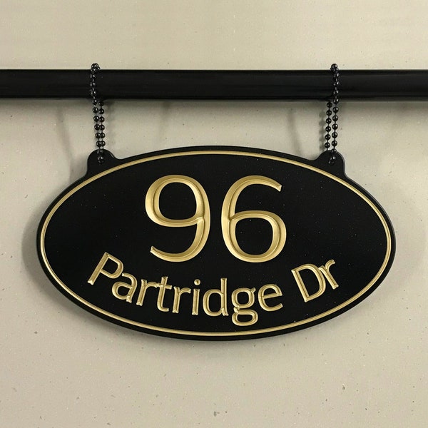 Hanging Address Sign - Etsy