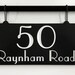 Hanging Old Fashioned Address Sign Engraved House Numbers. Choice of 3 ...
