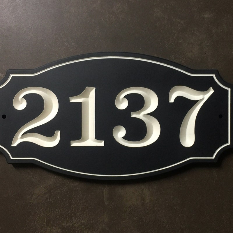 Colonial House Numbers - Etsy