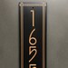 Vertical Stickley Address Sign Engraved House Number. Choice | Etsy