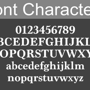 Elegant Address Sign Engraved Designer House Numbers. Choice of 3 Sizes ...