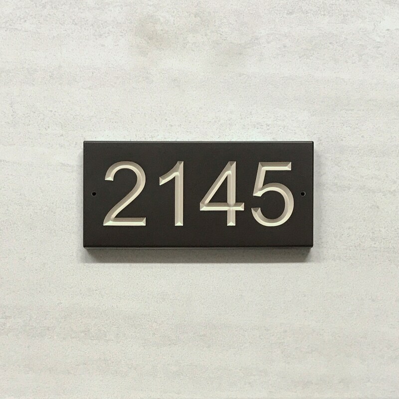 Classic House Number - Etsy