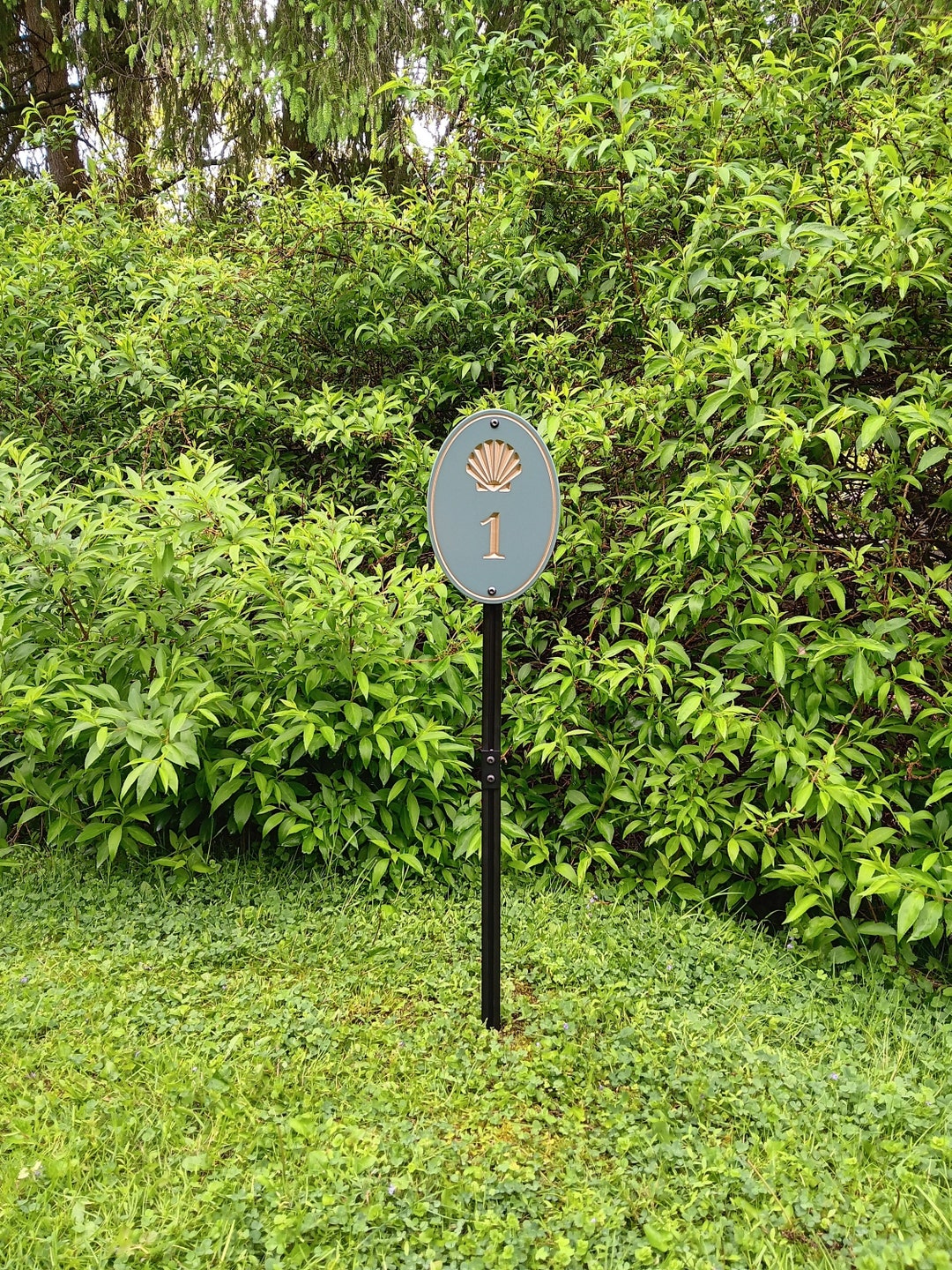 Standing Address Sign Engraved Designer Yard Numbers. Choice of 3 Sizes ...