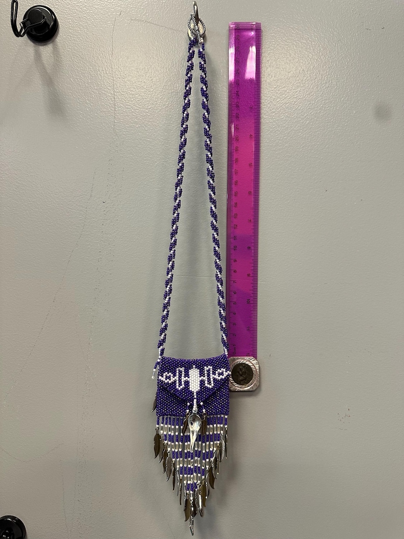 Beadwork Amulet Pouch - Iroquois Haudenosaunee Design - Etsy