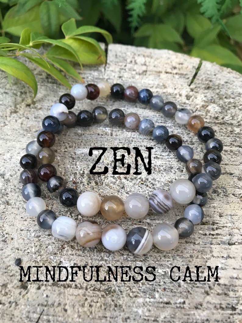 Gemstone Bracelet for Zen Boho Energy Bracelet Crystal Stone - Etsy