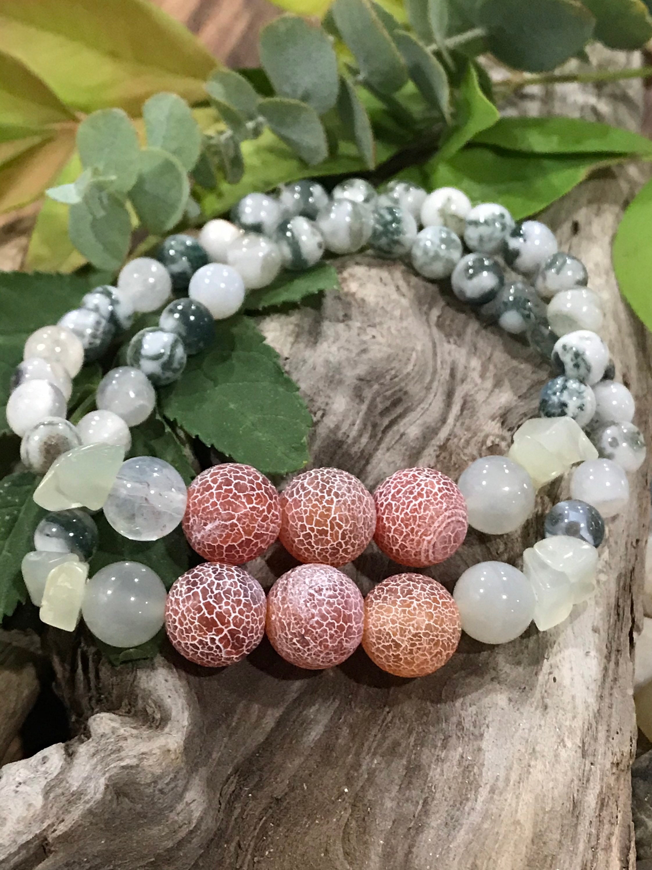 Natural Stone Healing Gemstone Bracelet Boho Crystal | Etsy