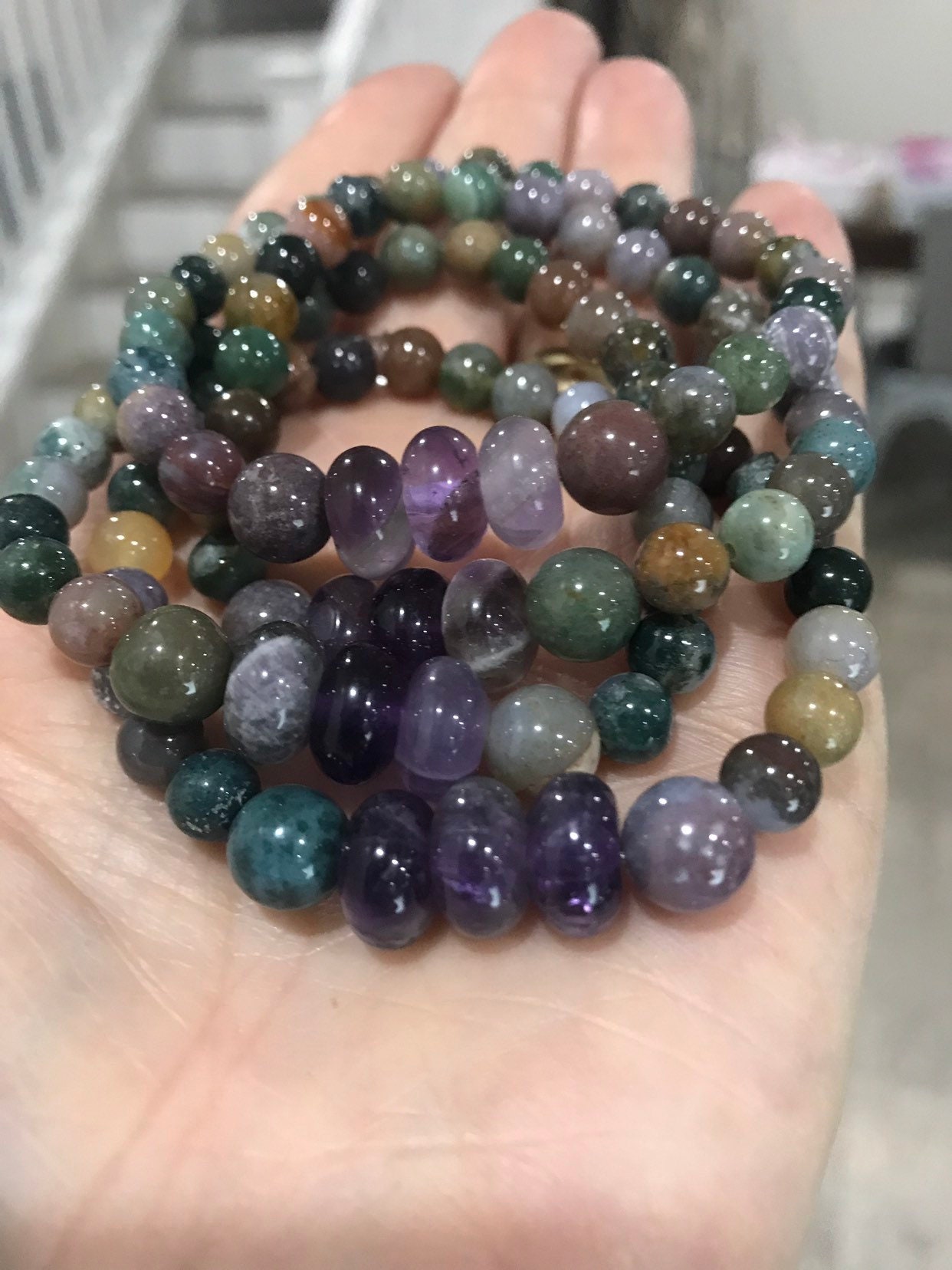 Energy Gemstone Bracelet Protection Energy Bracelet Healing | Etsy