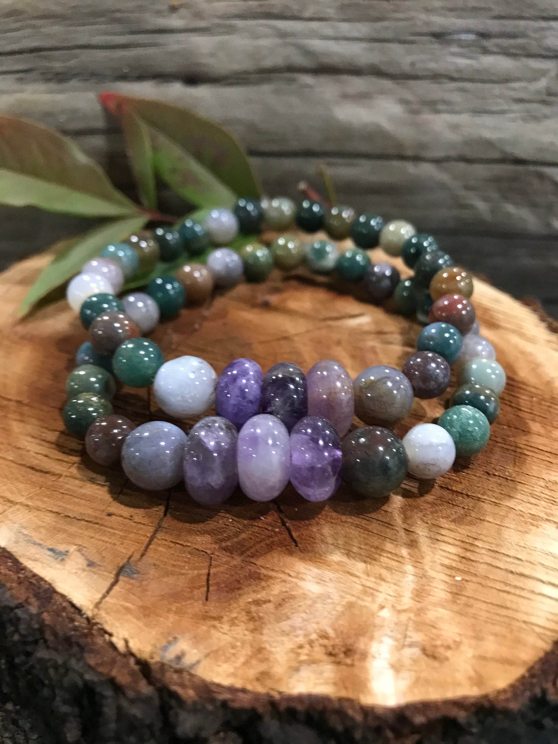 Energy Gemstone Bracelet Protection Energy Bracelet Healing | Etsy