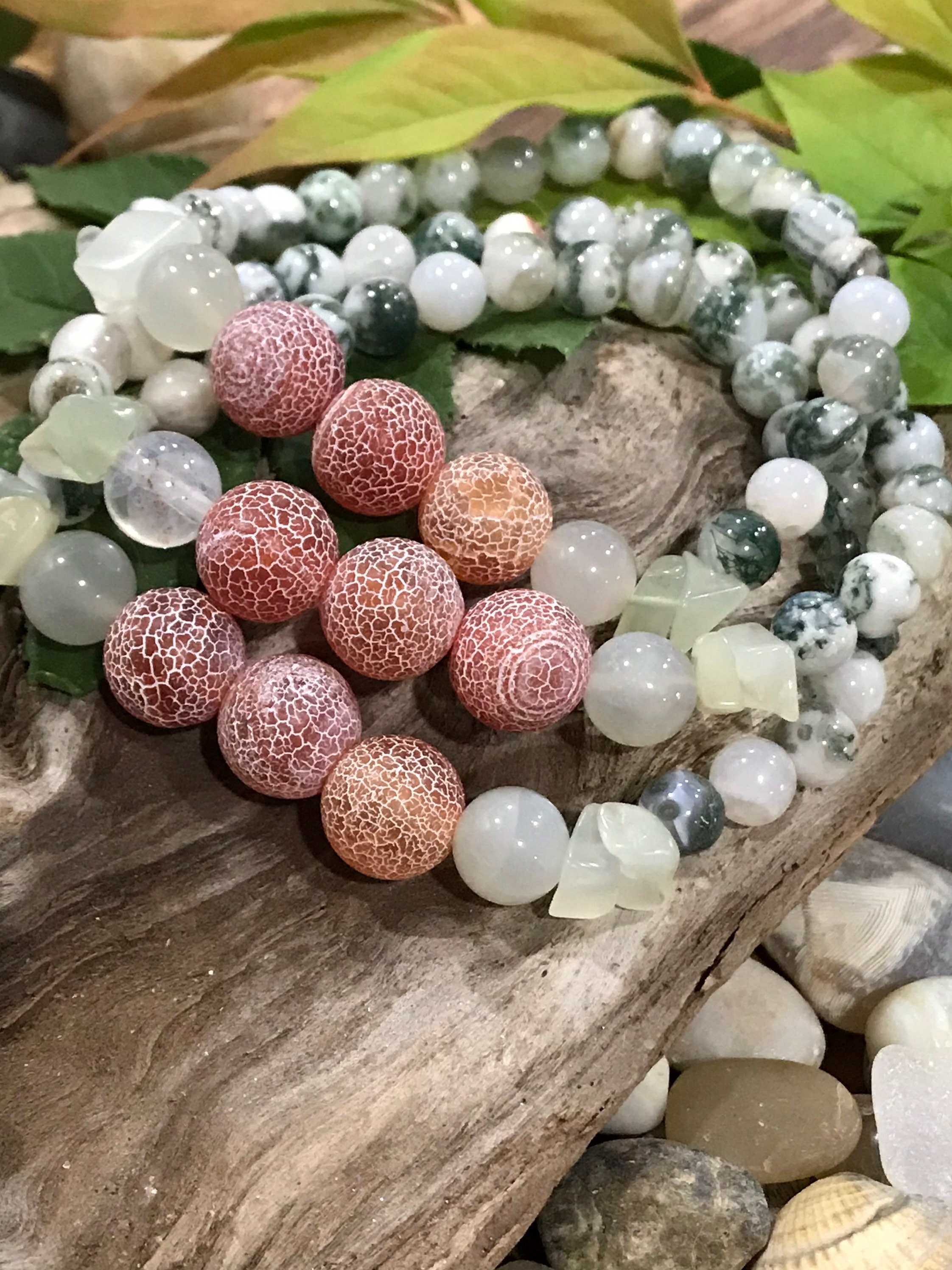 Natural Stone Healing Gemstone Bracelet Boho Crystal | Etsy