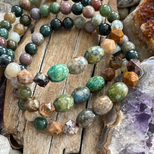 Anxiety Relief Gemstone Bracelet: Calming Energy, Grounding Jewelry - Etsy