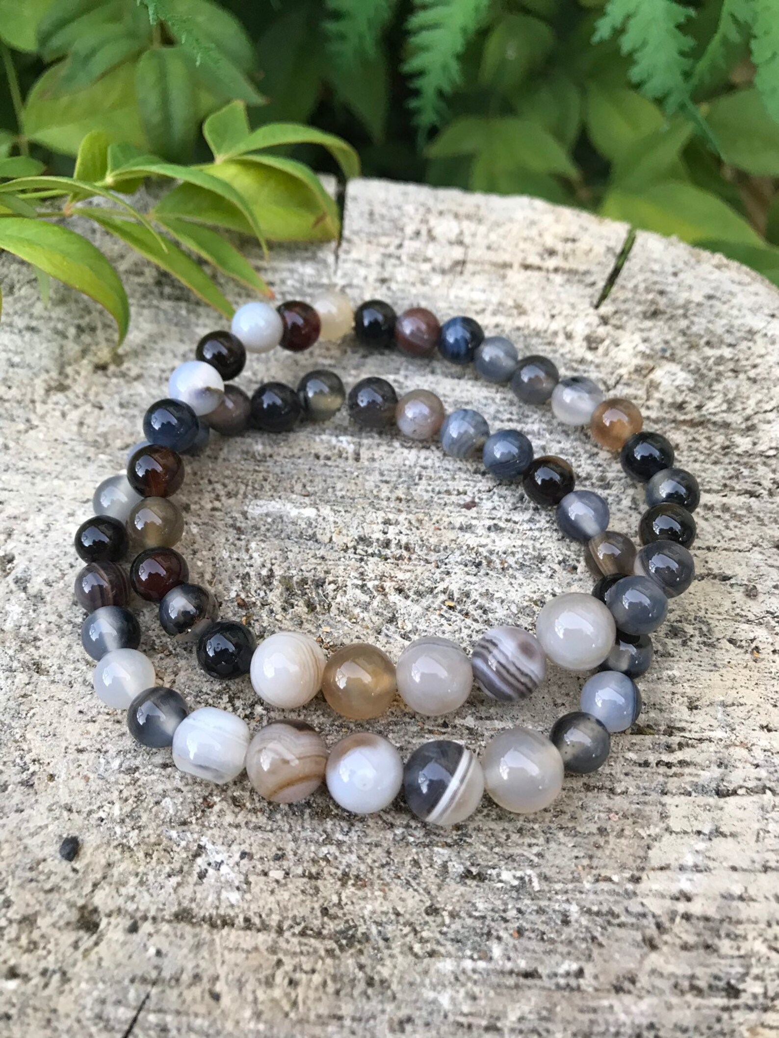 Gemstone Bracelet for Zen Boho Energy Bracelet Crystal Stone - Etsy