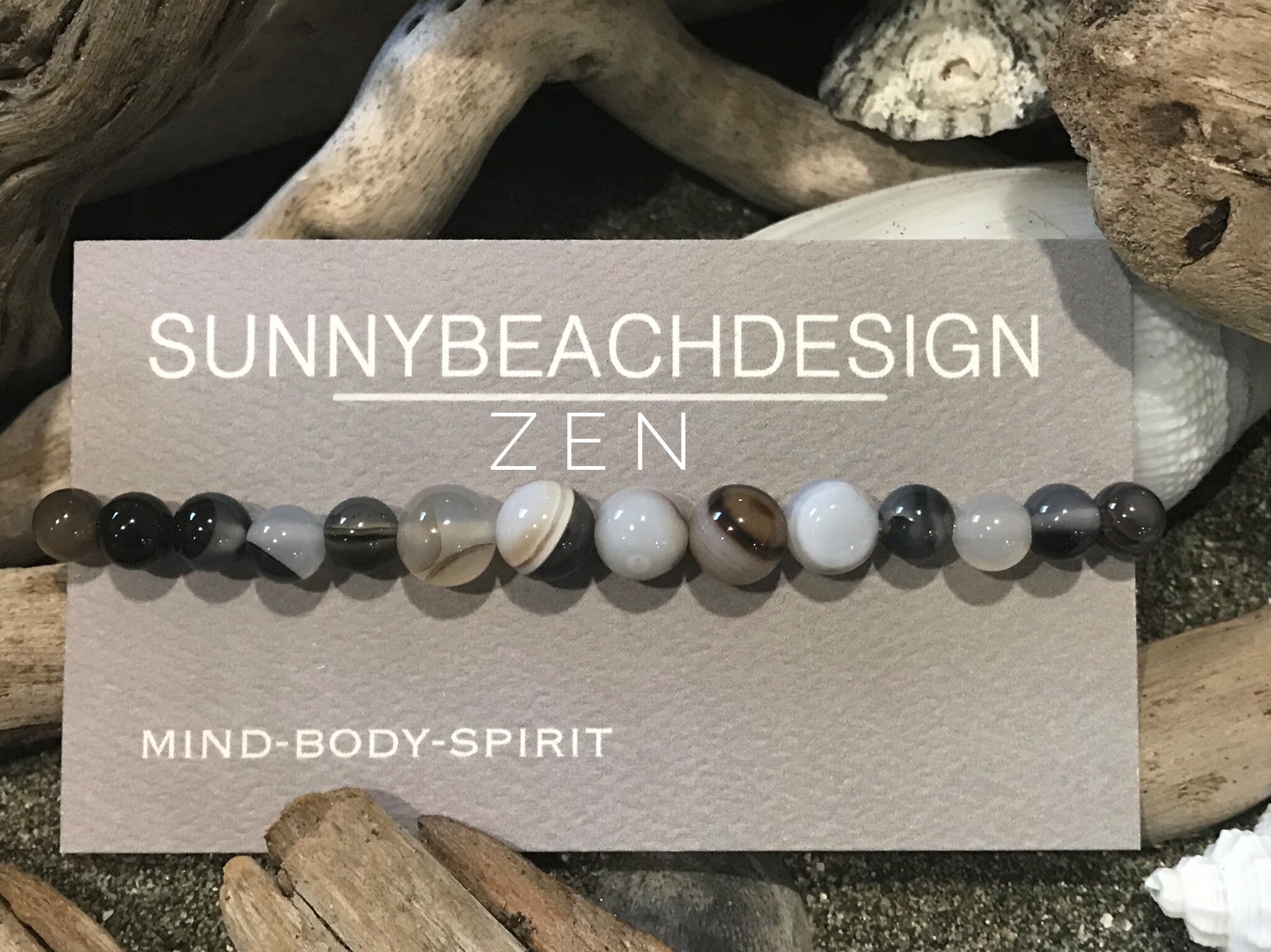 Gemstone Bracelet for Zen Boho Energy Bracelet Crystal Stone - Etsy