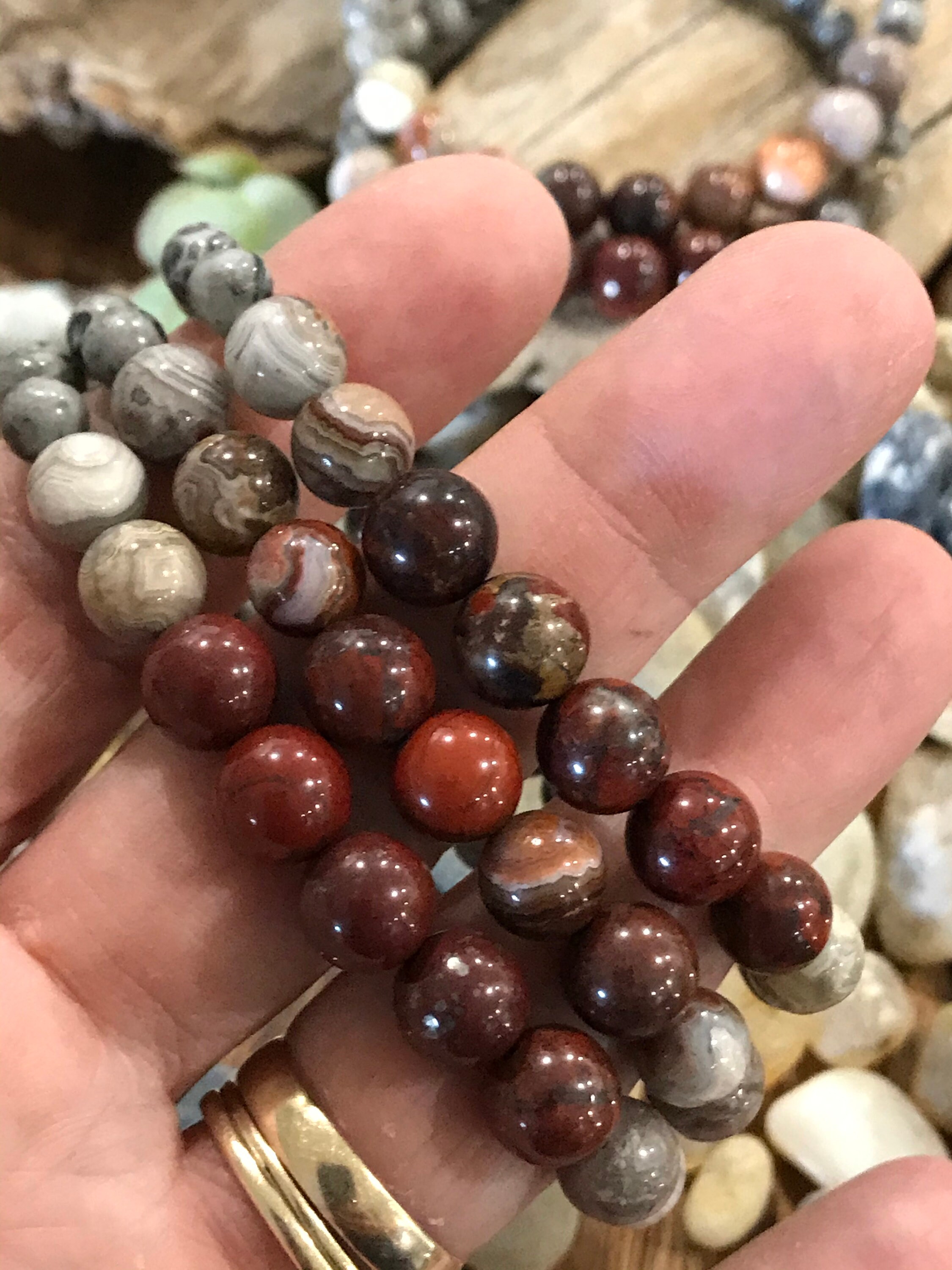 Natural Gem Bracelet Grounding Gemstone Bracelet Power | Etsy