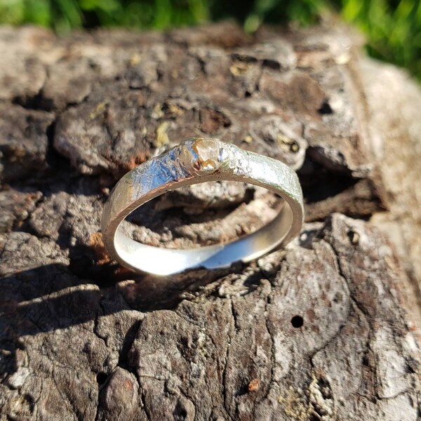 Cast Silver Ring - Etsy