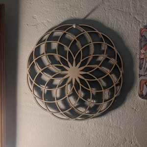 Lotus of Life 12/ 30.5cm Wall Art or Crystal Grid in - Etsy