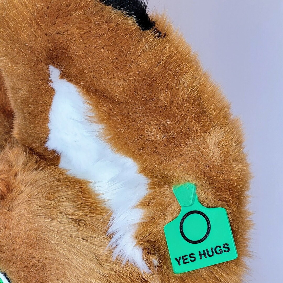 Consent Fursuit Ear Tags - Etsy