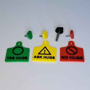 Consent Fursuit Ear Tags - Etsy